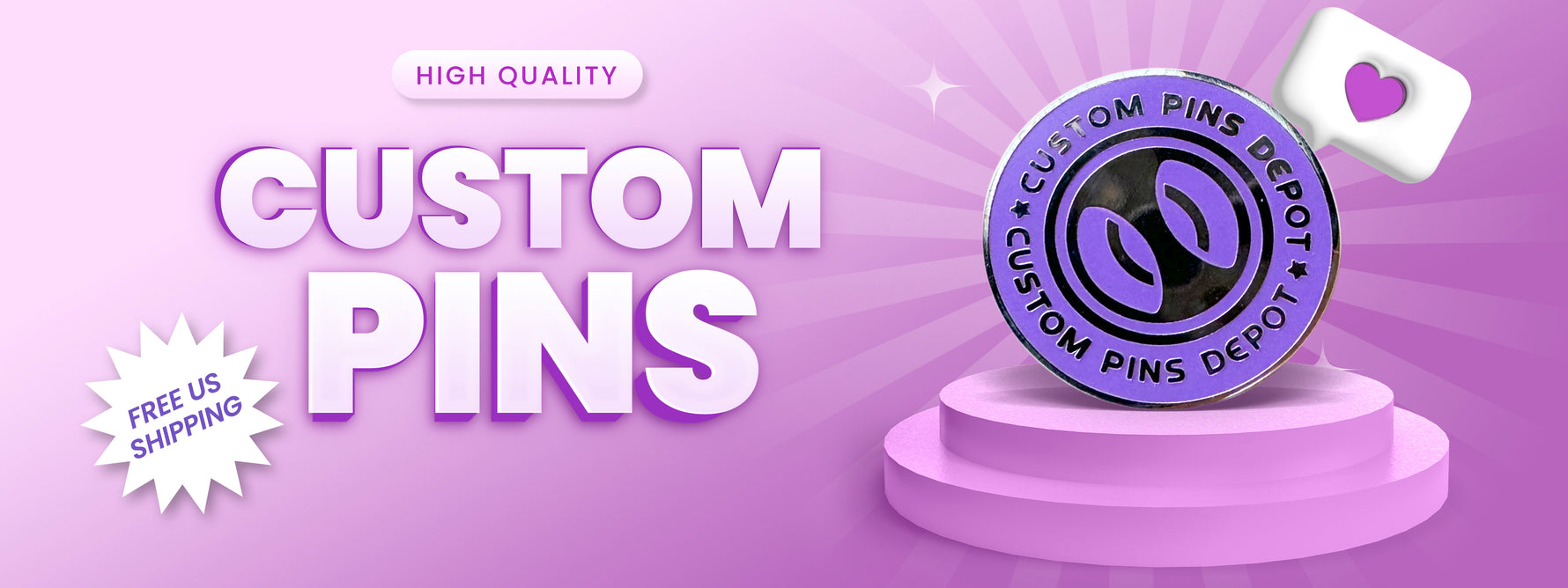 Custom Enamel & Lapel Pins | Custom Pins Online – Custom Pins Depot