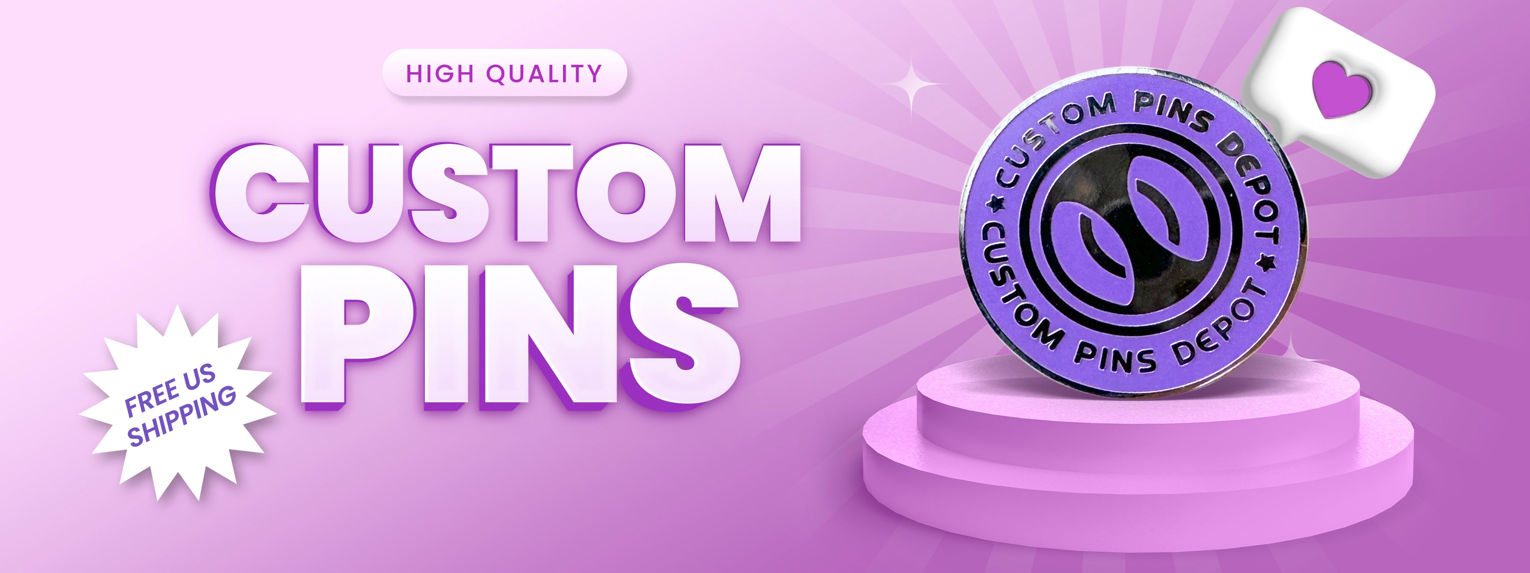 Custom Enamel & Lapel Pins | Custom Pins Online – Custom Pins Depot